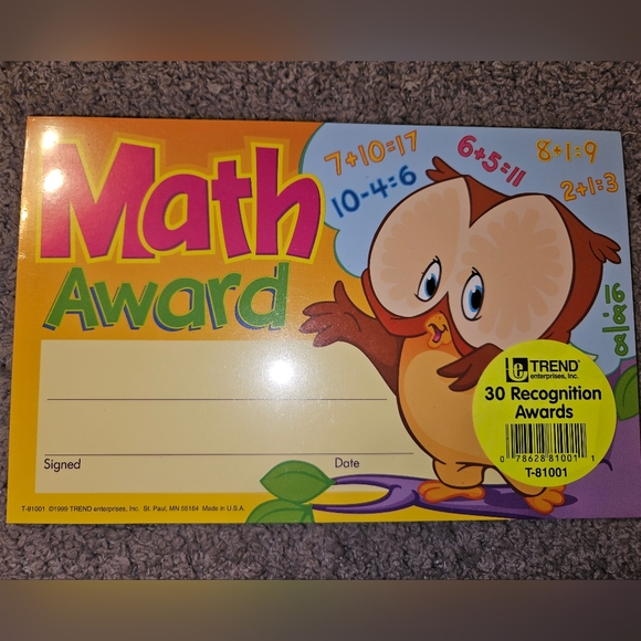 Teacher's Friend Publications | Other | Math Certificates And Incentive ...